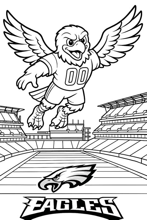 Free Philadelphia Eagles Coloring Pages Generator 28 Philadelphia Eagles Coloring Pages To