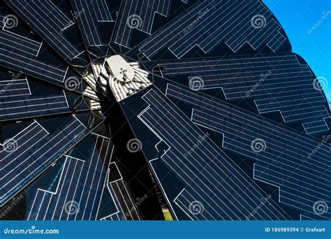 Circular Solar Panel Stock Image 15235417