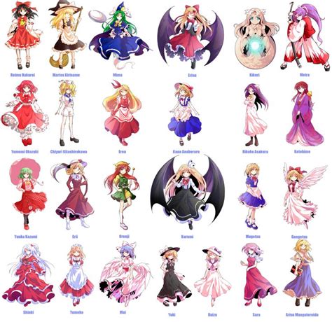 Touhou 1 5 Characters イラスト 画 Bleach 漫画