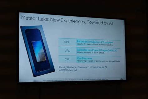 Intel Previews Dedicated Ai Chip Vpu Of Meteor Lake Ahead Of The Cpus Actual Release At