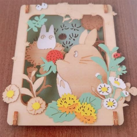 Paper Theater Wood Style My Neighbor Totoro Wood Strawberry Picking