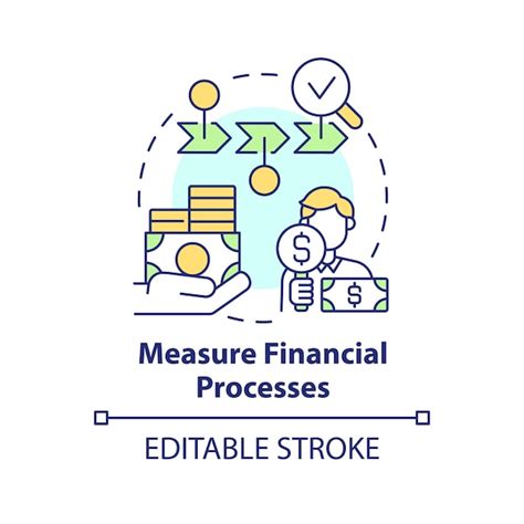 Premium Vector Measure Financial Processes Concept Icon