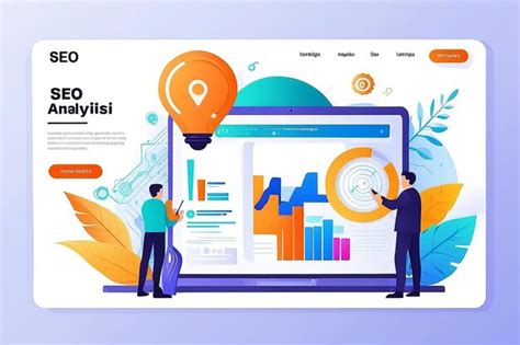 Seo Analysis Vector Concept Premium Ai Generated Image