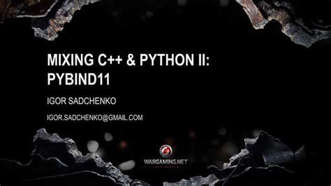 Mixing C And Python Ii Pybind11 Pptx