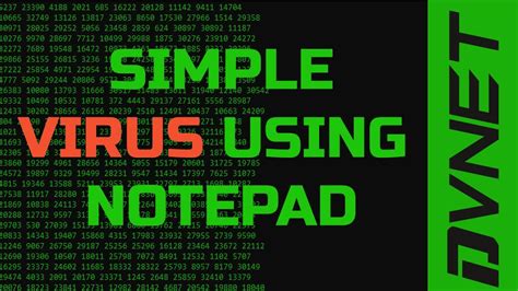Simple Virus Using Notepad YouTube
