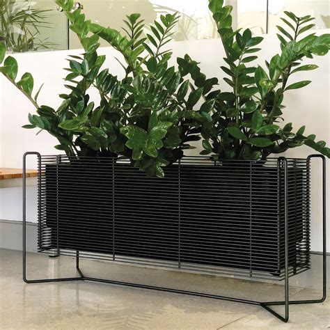 Lin Rectangular Self Watering Planter Plant Addicts