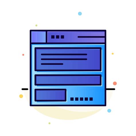 File Browser Computing Code Abstract Flat Color Icon Template Vector Art At Vecteezy
