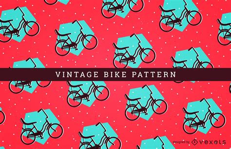 Seamless Bicycle Pattern Vector Download