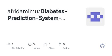 GitHub Afridamimu Diabetes Prediction System Using Machine Learning
