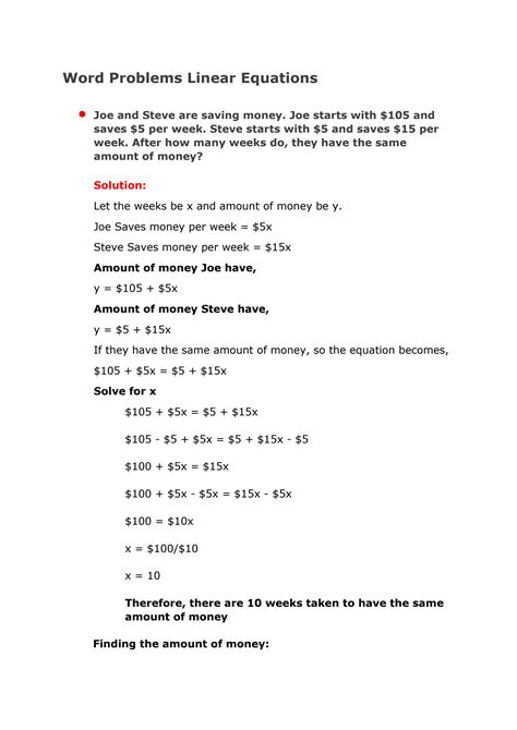 Solution Word Problems On Linear Equation In Two Variables Studypool Solution Word Problems On Linear Equation In Two Variables Studypool