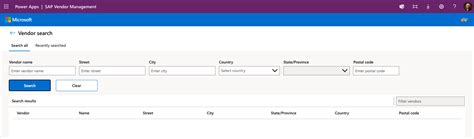 menggunakan aplikasi sap vendor management power platform microsoft