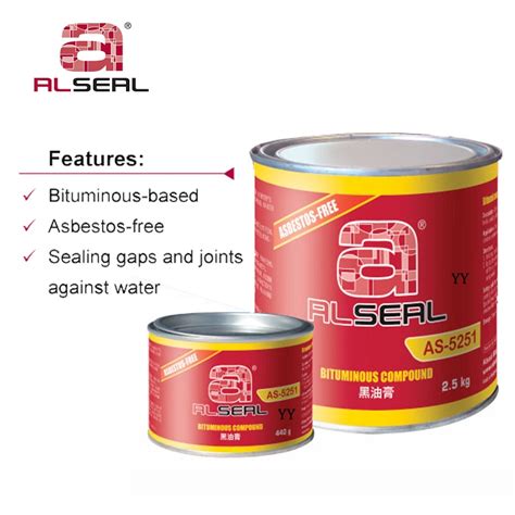 Yy Diy Alseal Bituminous Compound Roof Compound Bitumen Sealant Bitumen