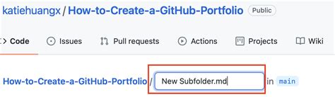 how to create a github portfolio readme md at main · katiehuangx how to