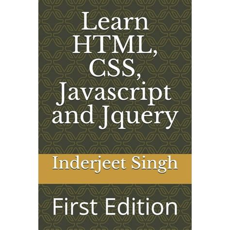 Ziscom Learn Html Css Javascript And Jquery First Edition Series 4 Paperback