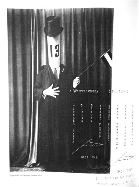 Hugo Ball Reciting The Sound Poem Karawane