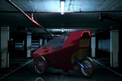 氢气驱动三轮车step模型图纸下载 懒石网