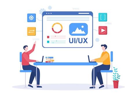 Premium Vector Ui And Ux Programmer Flat Design Vector Illustration For Business Information And