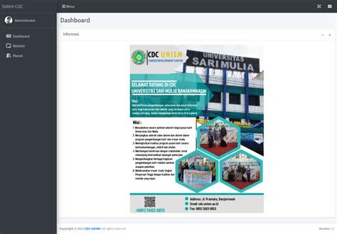 Simpeg Dokumentasi Sistem Informasi Universitas Sari Mulia