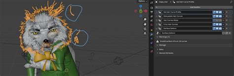 Interpolate Hair Curves Breaks Surface Deform Particles And Physics Simulations Blender