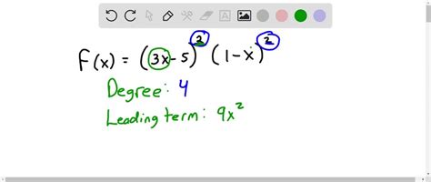 solved which of the following is the correct end behavior in limit