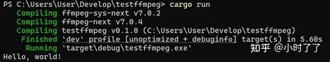 在 Rust 中使用 FFmpeg 环境搭建 知乎
