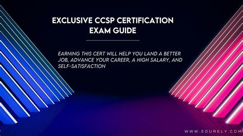 Ccsp Certification A Stepping Stone To Start Your Noteworthy