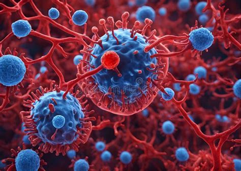 Virus Cells Attacking Immune System Disease Infection Ai Generated