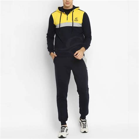 Slim Fitted High Quality Gym Fitness Mens Jogging Tracksuit Sweat Suit