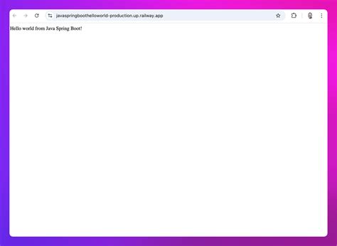 deploy a spring boot app railway docs