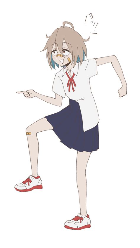 Byackopath Artist Yua Serufu Do It Yourself Highres Translated 1girl 3 Bandaid