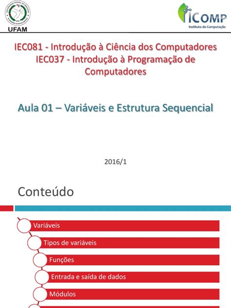 aula01 variáveis e estrutura sequencial python pdf pdf variável
