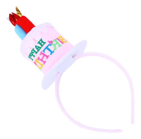 Happy Birthday Cake Candles Headband Women Girls Party Hair Mercadolibre
