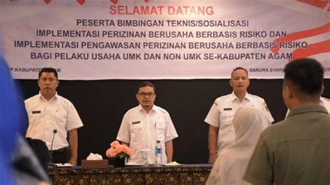240 Pelaku Usaha Ikuti Bimtek Implementasi Perizinan Dan Pengawasan Berusaha Berbasis Risiko