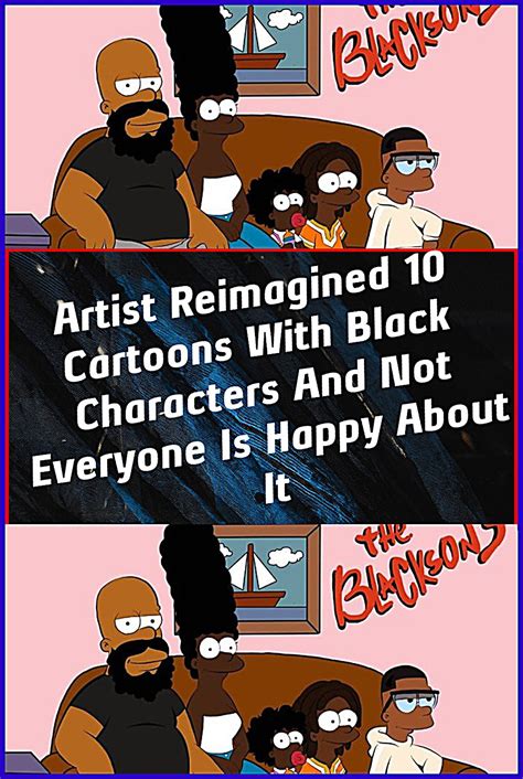 Artist Reimagined 10 Cartoons With Black Characters And Not Everyone Is