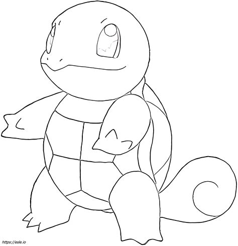 Squirtle Pok Mon Szinez Kifest