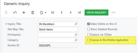 Acumatica Mobile App Customized But Not In Any Customization Project