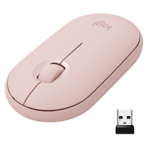 Logitech Pebble M350 Rose Pc Gamer Maroc Materiel