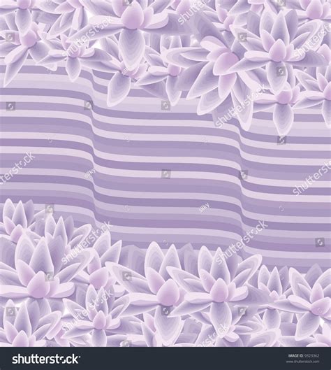 Lotus Background Vector Design Stock Vector Royalty Free 9323362