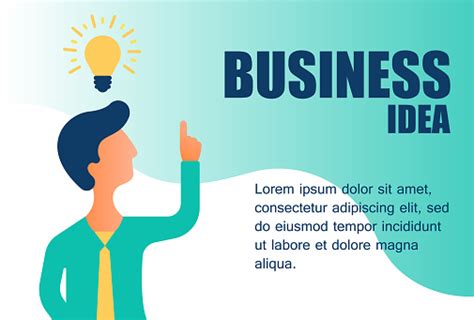 그의 머리 위에 전구와 넥타이 양복 남자 디지털 배경 홈 페이지 사업 아이디어를 방문 개념에 대한 스톡 벡터 아트 및 기타