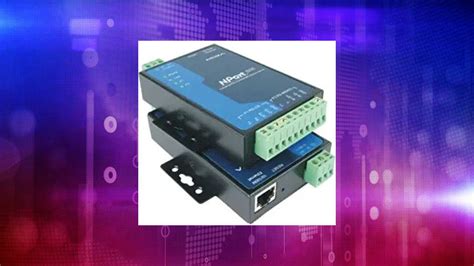 MOXA NPort 5230 2-Port Device Server, 10/100 Ethernet, RS-232 x 1, RS ...