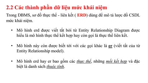 Chương 2. Các khái niệm trong CSDL | PDF