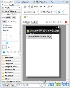 Android WebView Example