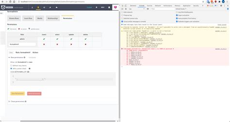 Console Permission Builder Json Parse Error Crash · Issue 6823 · Hasuragraphql Engine · Github
