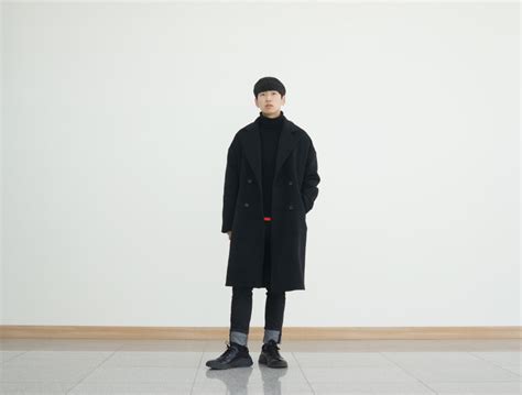 남자 검은색 코트 코디 포인트가 있는 약간은 저승사자 패션 네이버 블로그