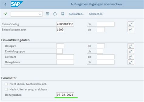 Monitor Sap Order Confirmations Transaction Me92f