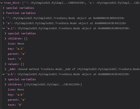 Tk Toolkit How Do I Avoid Duplicate Parents In PysimpleGUI Tree Tk Tree Stack Overflow