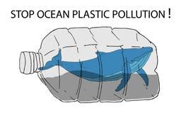 Stop trashing our oceans stock vector. Illustration of environmental ...