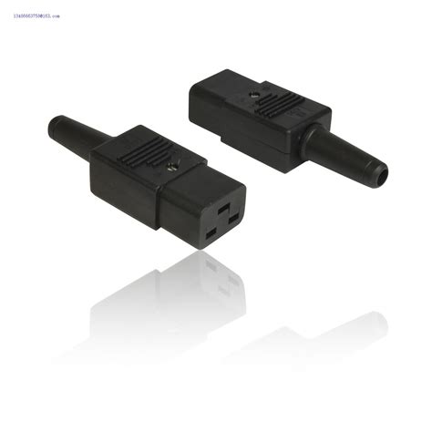 IEC C Lead Female Socket Connector Plug Re Wireable