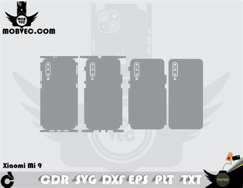 Xiaomi Mi Skin Cut Template Vector Vectorgi Digital Market