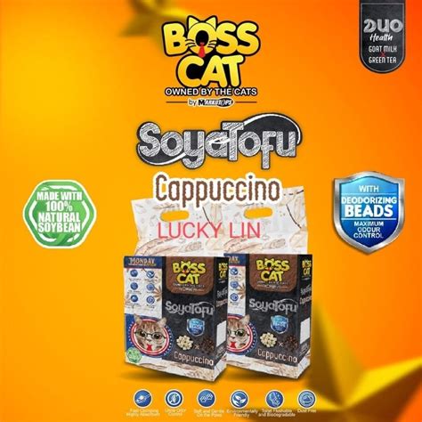Jual Boss Cat Tofu Soya Cat Litter 7l Cub N Kit Tofu Cat Litter 7l